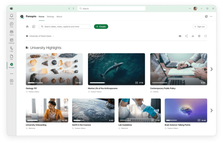 Online Video Library Software | Panopto Platform