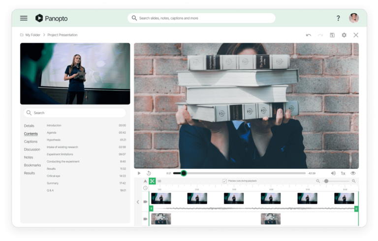 Online Video Recording Software Features | Panopto