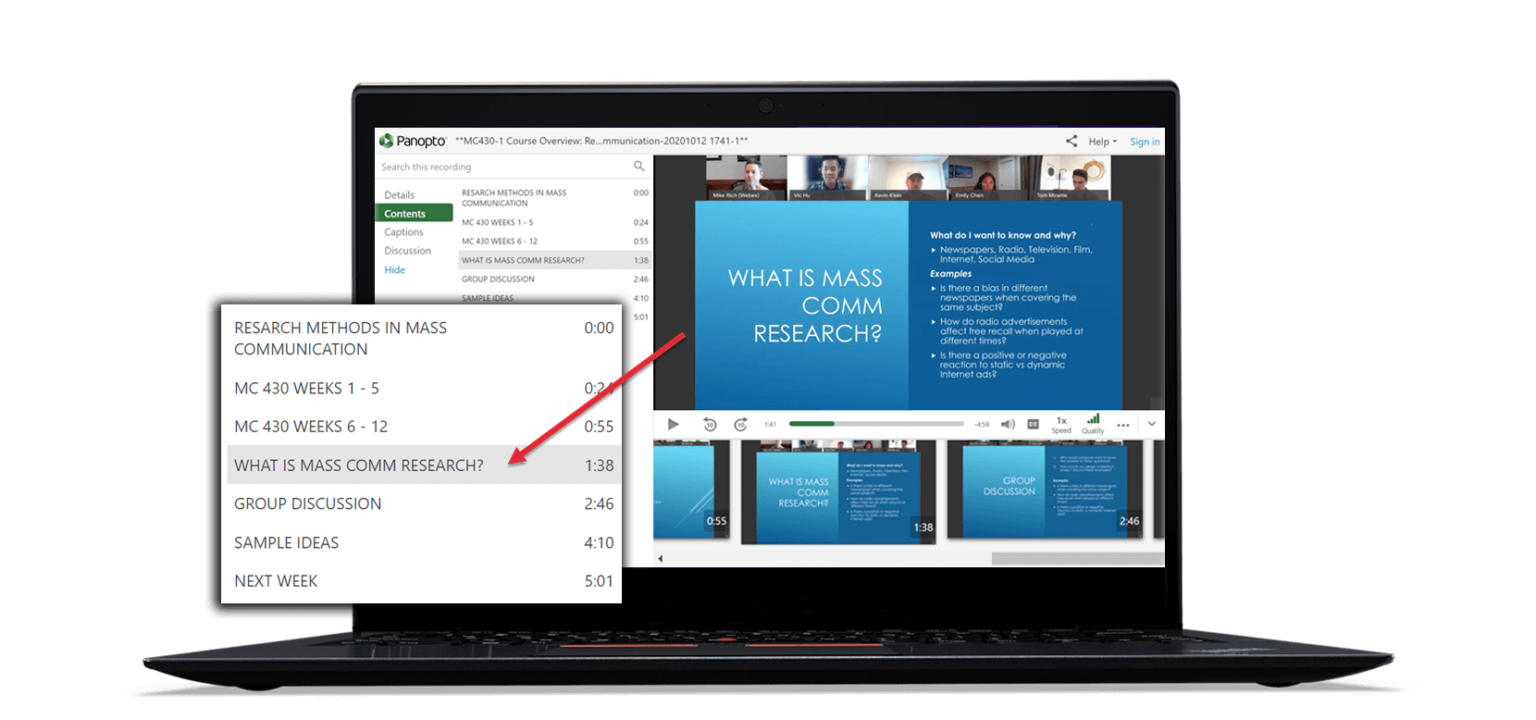Lecture Capture and Recording Software | Panopto