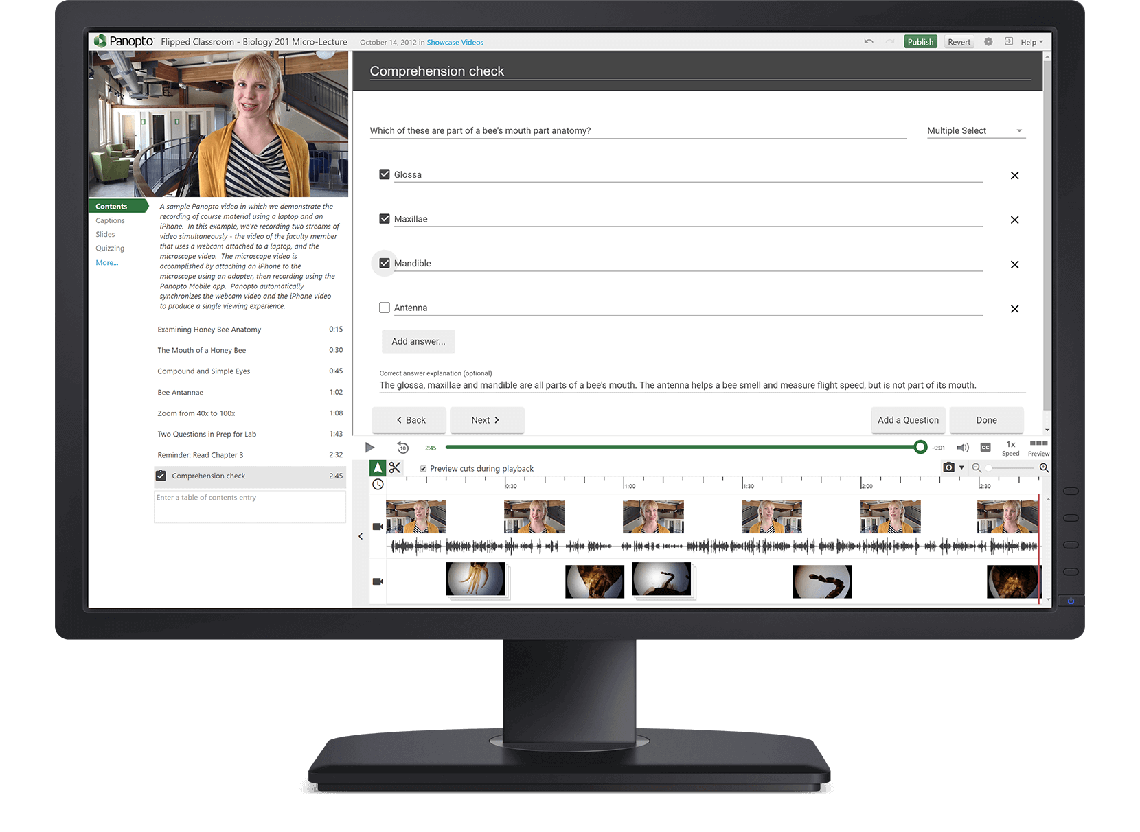 Interactive Video Quiz Maker | Panopto
