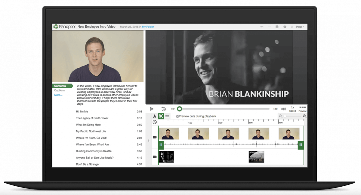 Cloud Based Video Editing Platform | Panopto