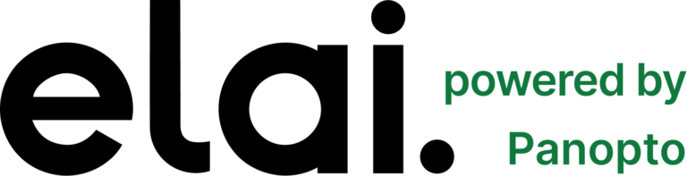 Elai Generative AI Video for Education - Panopto