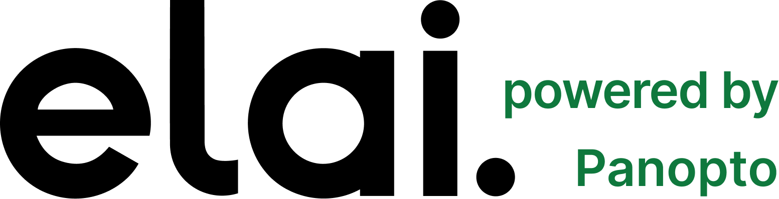 Elai Generative AI Video for Education - Panopto